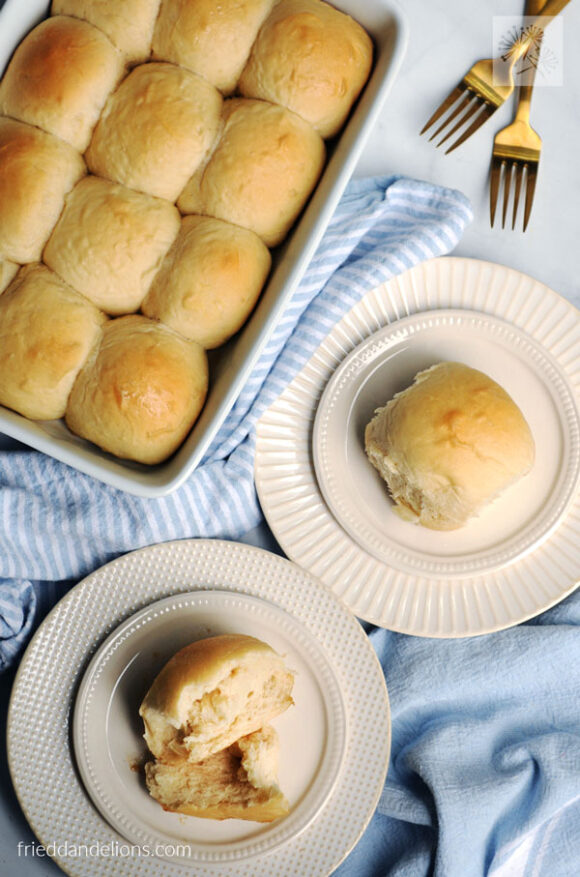 Maple Dinner Rolls with Aquafaba — Fried Dandelions — Plant Based Recipes
