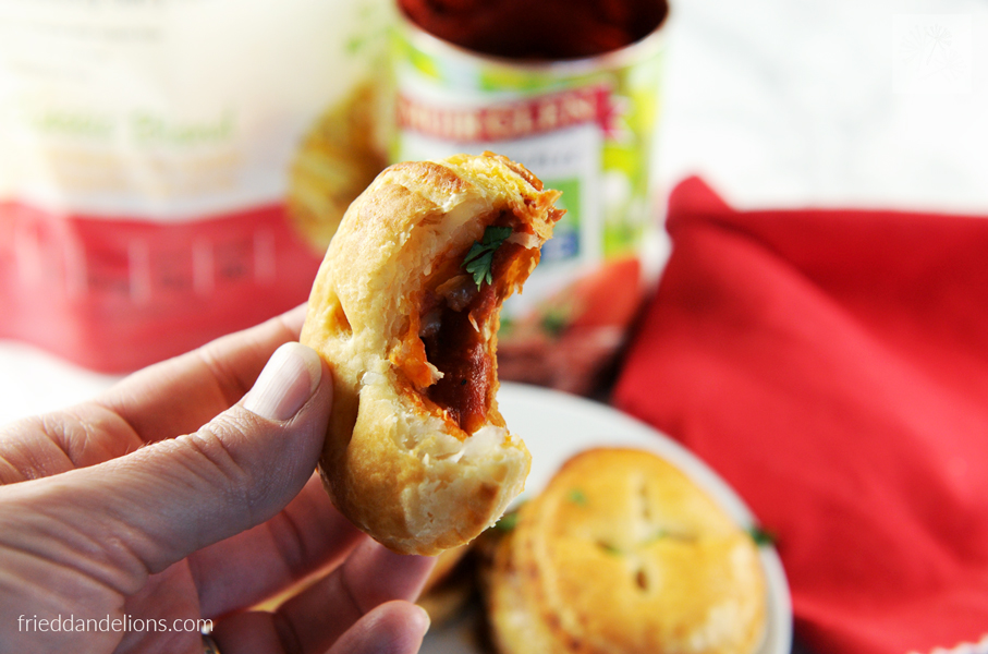 Vegan Pizza Pockets — Just 4 Ingredients! — Fried Dandelions — Plant ...