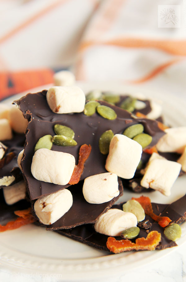 Pumpkin Patch Chocolate Bark — Fried Dandelions — Plant Based Recipes