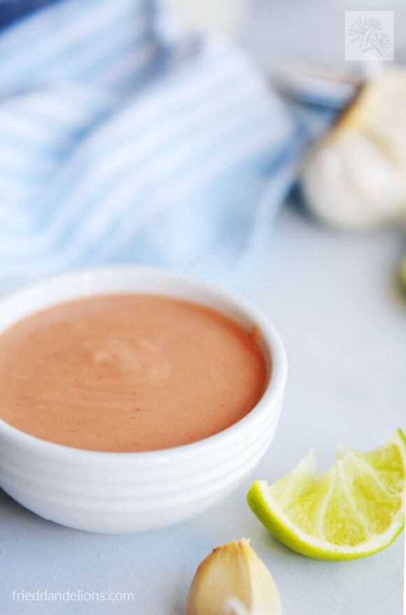 Salsa Rosada Dipping Sauce {Mayochup} — Fried Dandelions — Plant Based ...