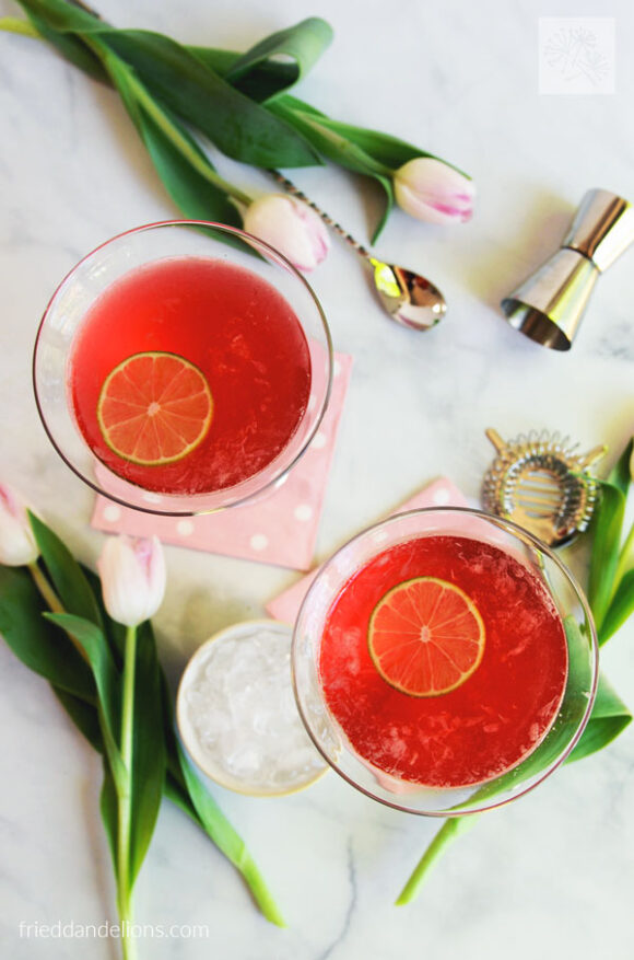 Cosmopolitan Cocktail — 4 ingredient recipe — Fried Dandelions — Plant ...